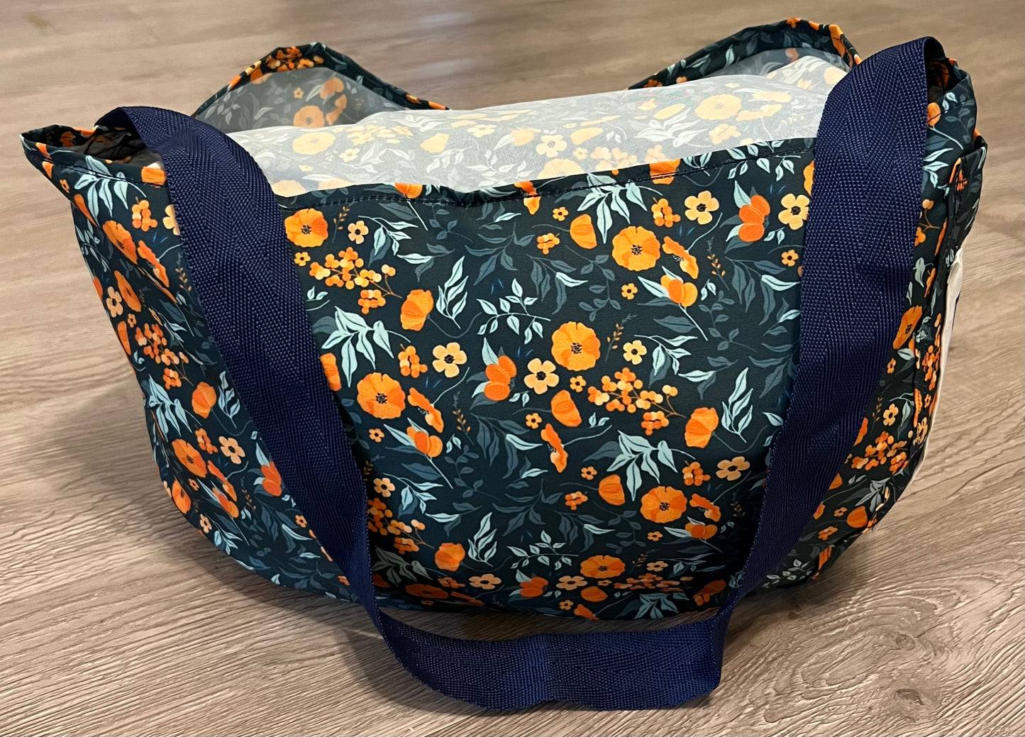 Orange Flower Rope Bag – Kale Bags LLC
